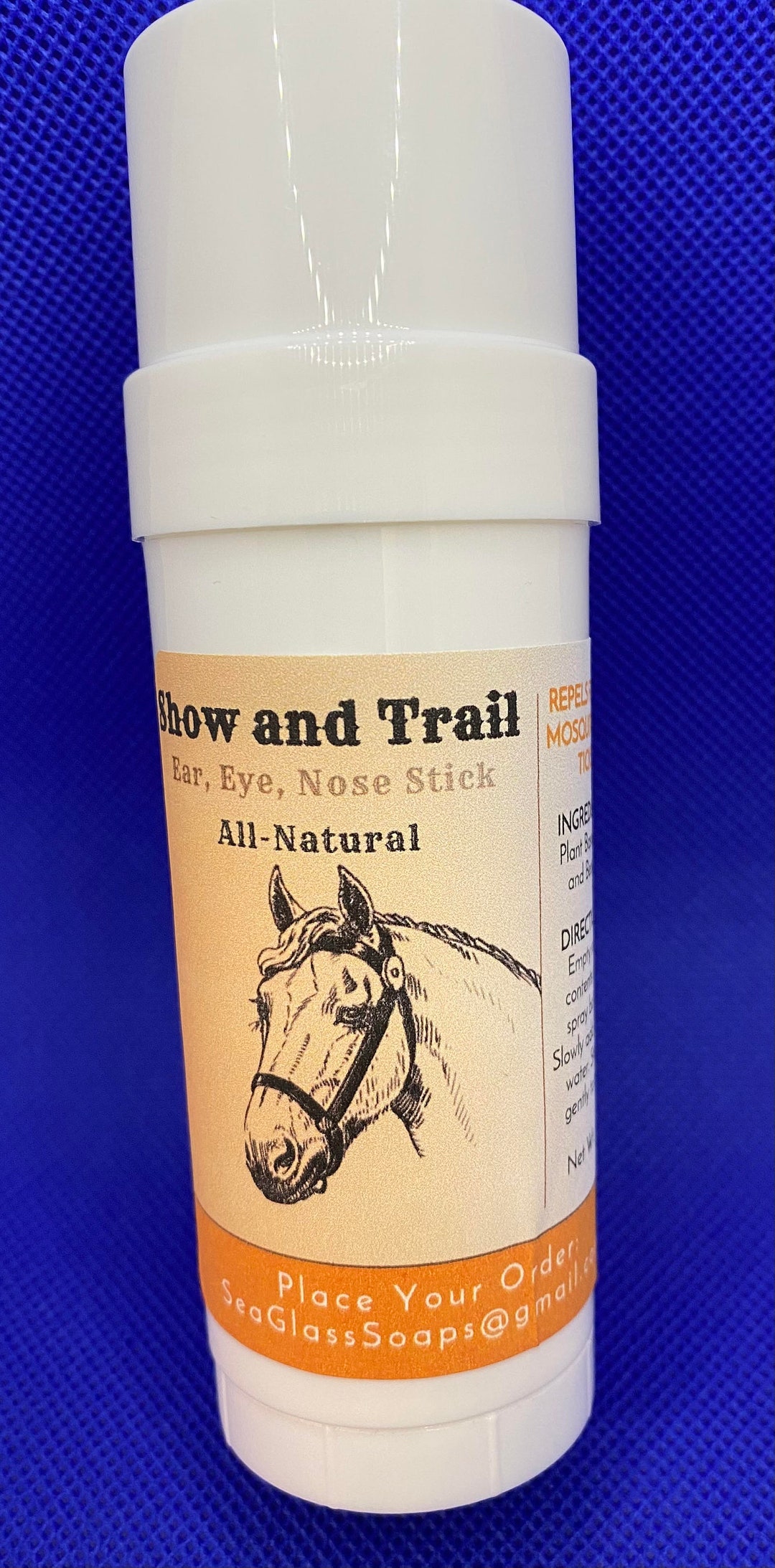Show and Trail Fly off Face Stick Flies Chaser All-natural Bug Off - Etsy