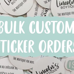 Bulk Custom Stickers | Etsy