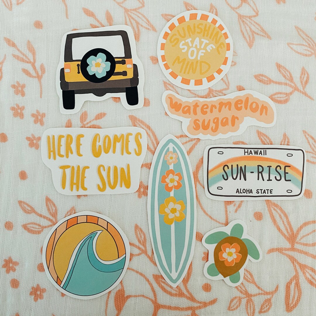 Aloha Sticker Pack - Etsy