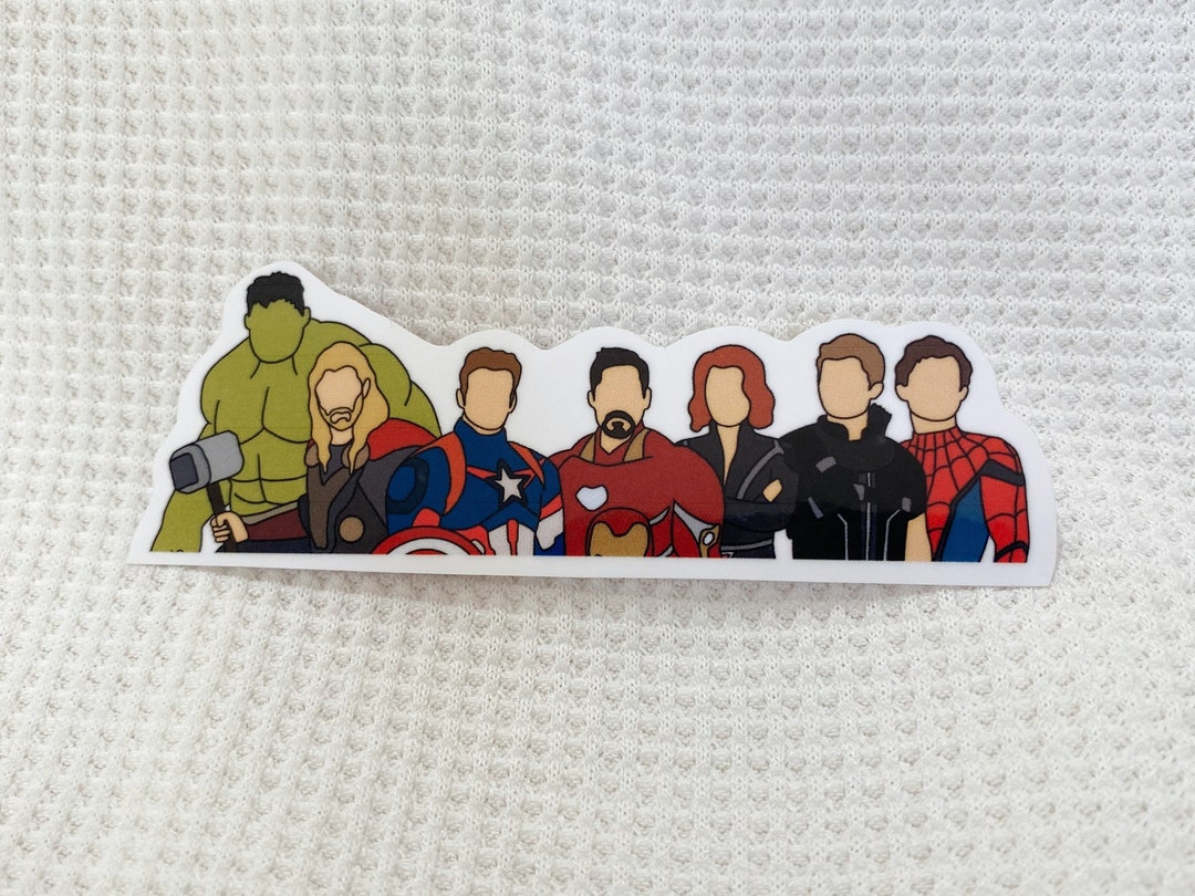 Marvel Avengers Sticker - Etsy