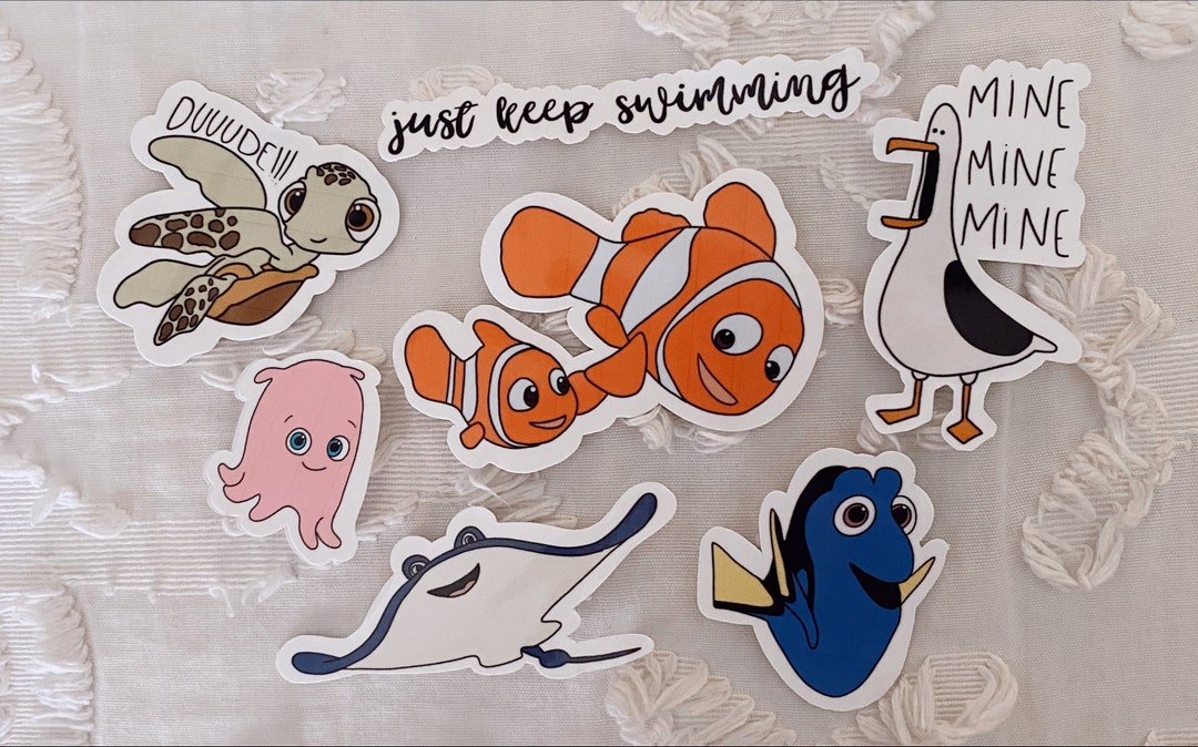 Finding Nemo Sticker Pack - Etsy