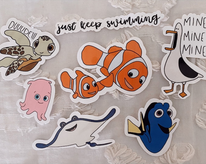 Finding Nemo Sticker Pack - Etsy
