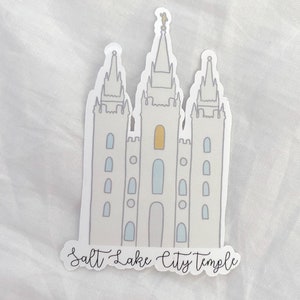 LDS Temples Sticker Pack - Etsy