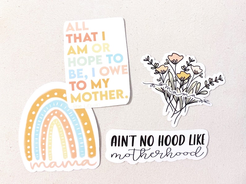 Mama Sticker Pack Mothers Day Mom Mommy Momma Gift - Etsy