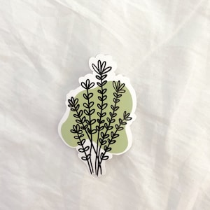 Minimalist Flower Sticker Pack - Etsy