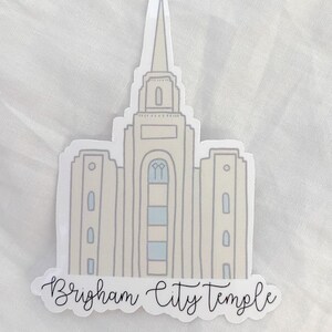 LDS Temples Sticker Pack - Etsy