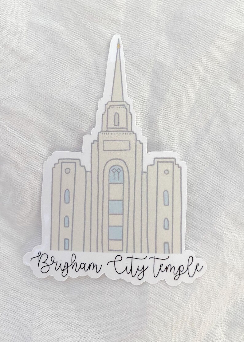 LDS Temples Sticker Pack | Etsy