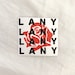 LANY Sticker Pack - Etsy