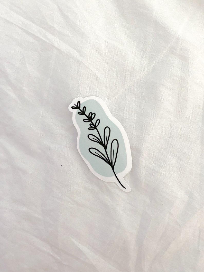 Minimalist Flower Sticker Pack - Etsy