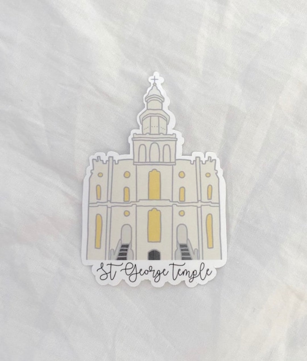 St George LDS Temple Sticker - Etsy