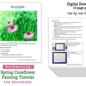 Watercolor Flower Painting Tutorial | Beginner Painting Lesson ...