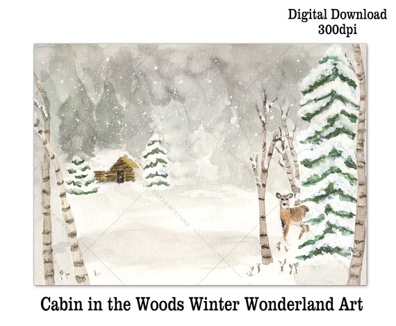 Snowy Woods Clipart