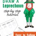 How to Draw a Leprechaun Kids St. Patrick's Day Activity St. Patrick's ...