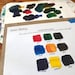 Printable Color Mixing Worksheet Set | Kids Art Class Activity Painting ...