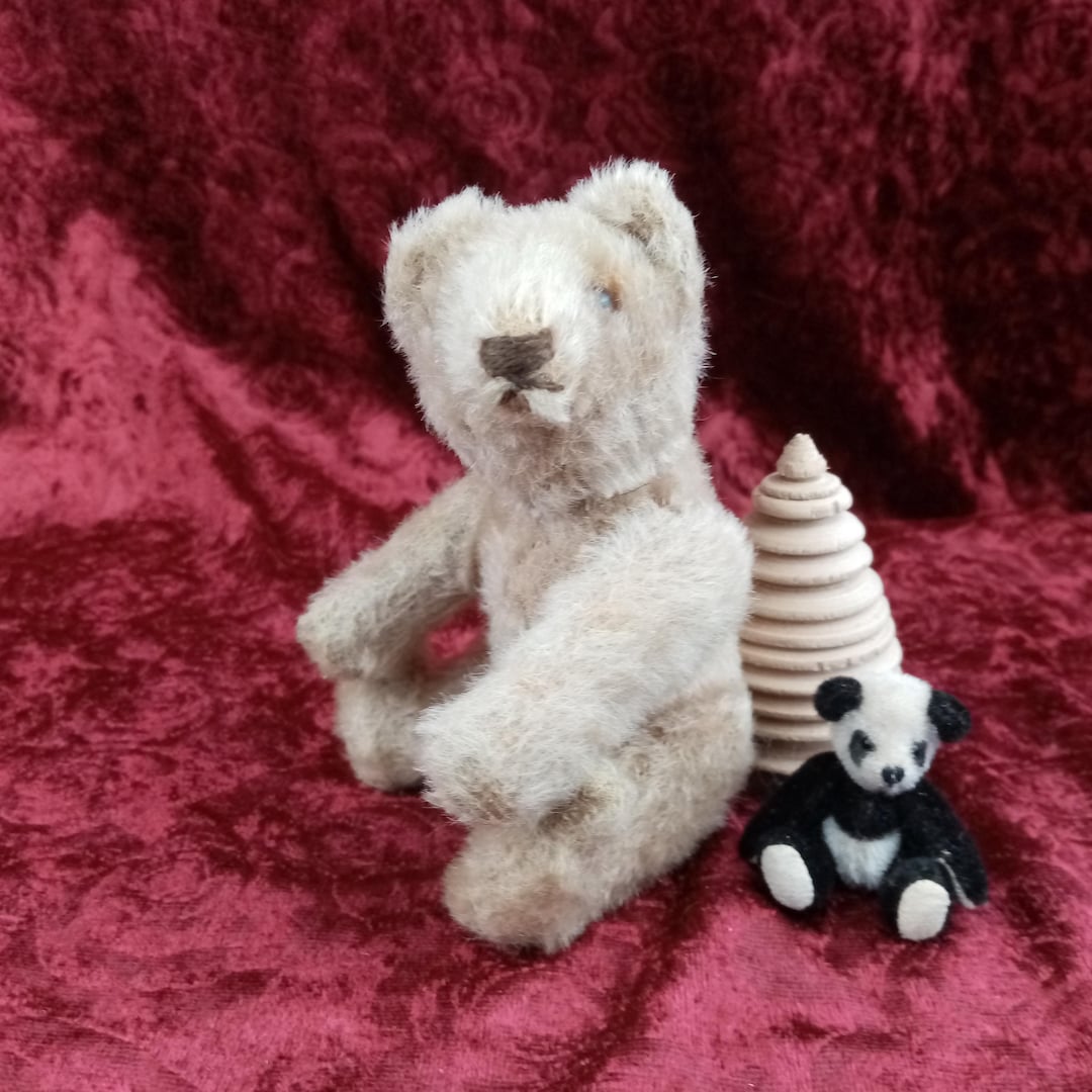 Antique Steiff Teddy Bear, Made in Germany , Cute Little Teddy, Beige ...