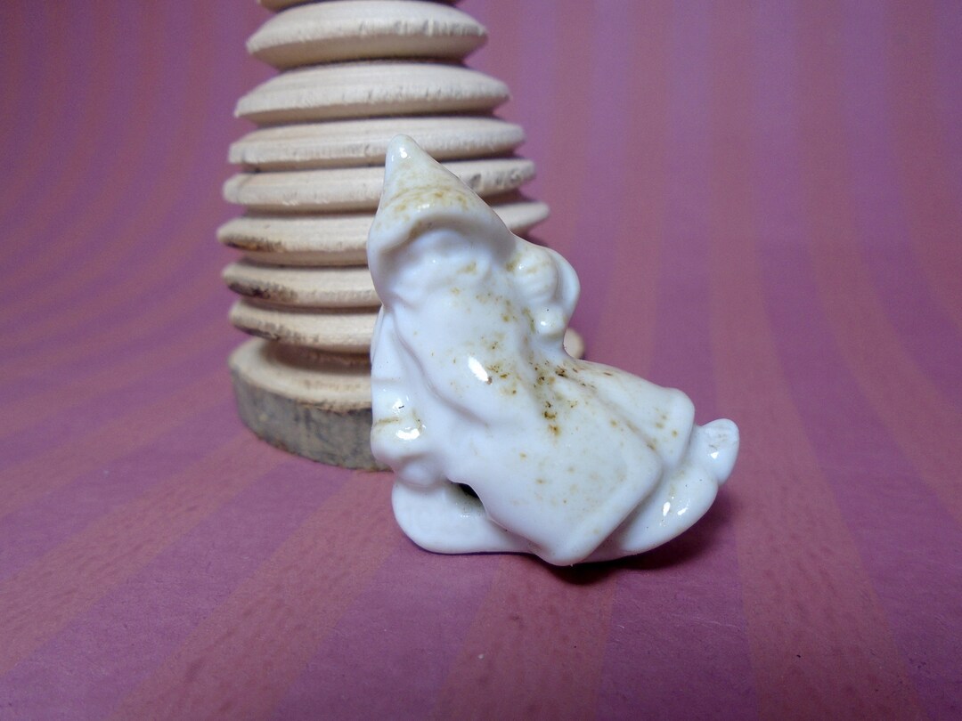 Porcelain Santa Claus Miniature, Christmas Figure, German Miniature ...