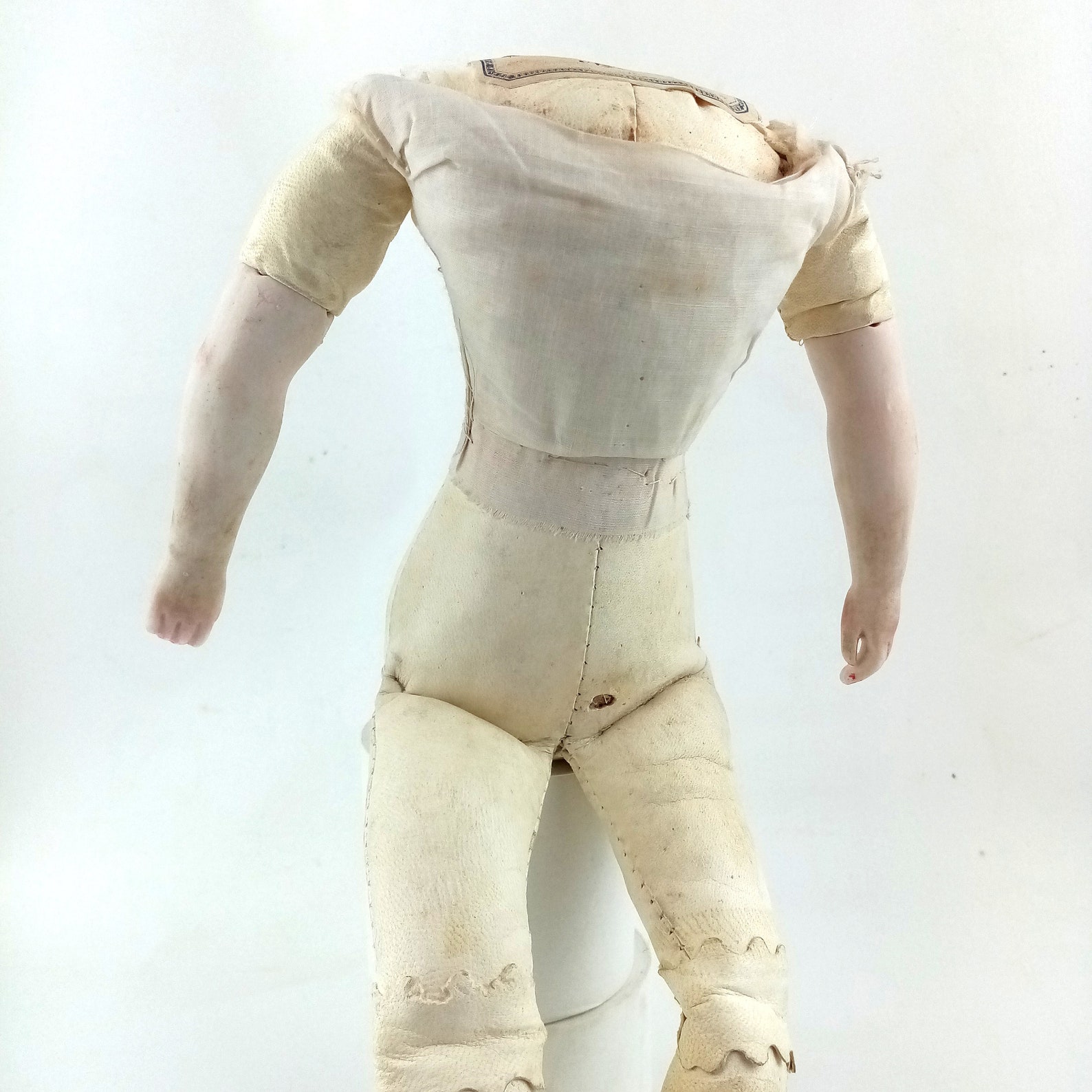 Doll Body Rare Antique Leather Doll Body germany Circa - Etsy