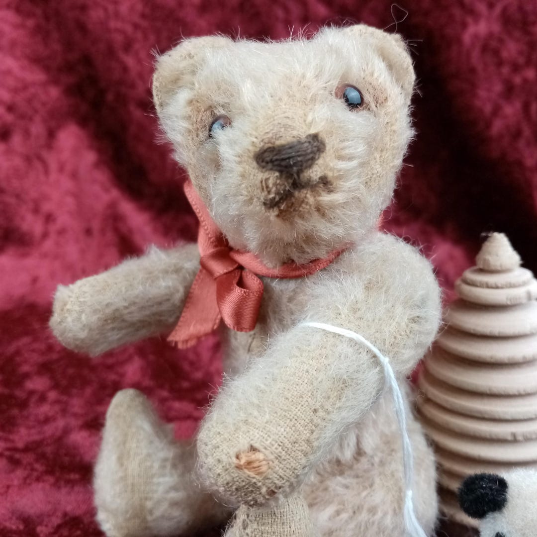 Antique Steiff Teddy Bear, Made in Germany , Cute Little Teddy, Beige ...