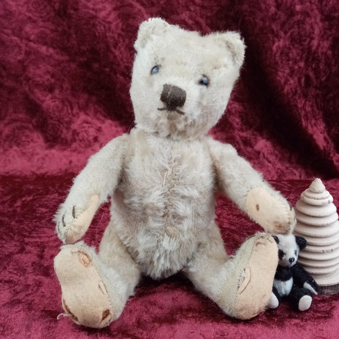 Antique Steiff Teddy Bear, Made in Germany , Cute Little Teddy, Beige ...