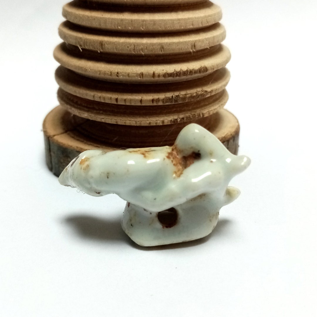 Antique Small Elf Figurine, Dwarf Gnome Drip Catcher, Antique Porcelain ...