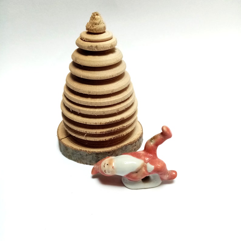 Antique Small Elf Figurine Dwarf Gnome Drip Catcher Antique - Etsy