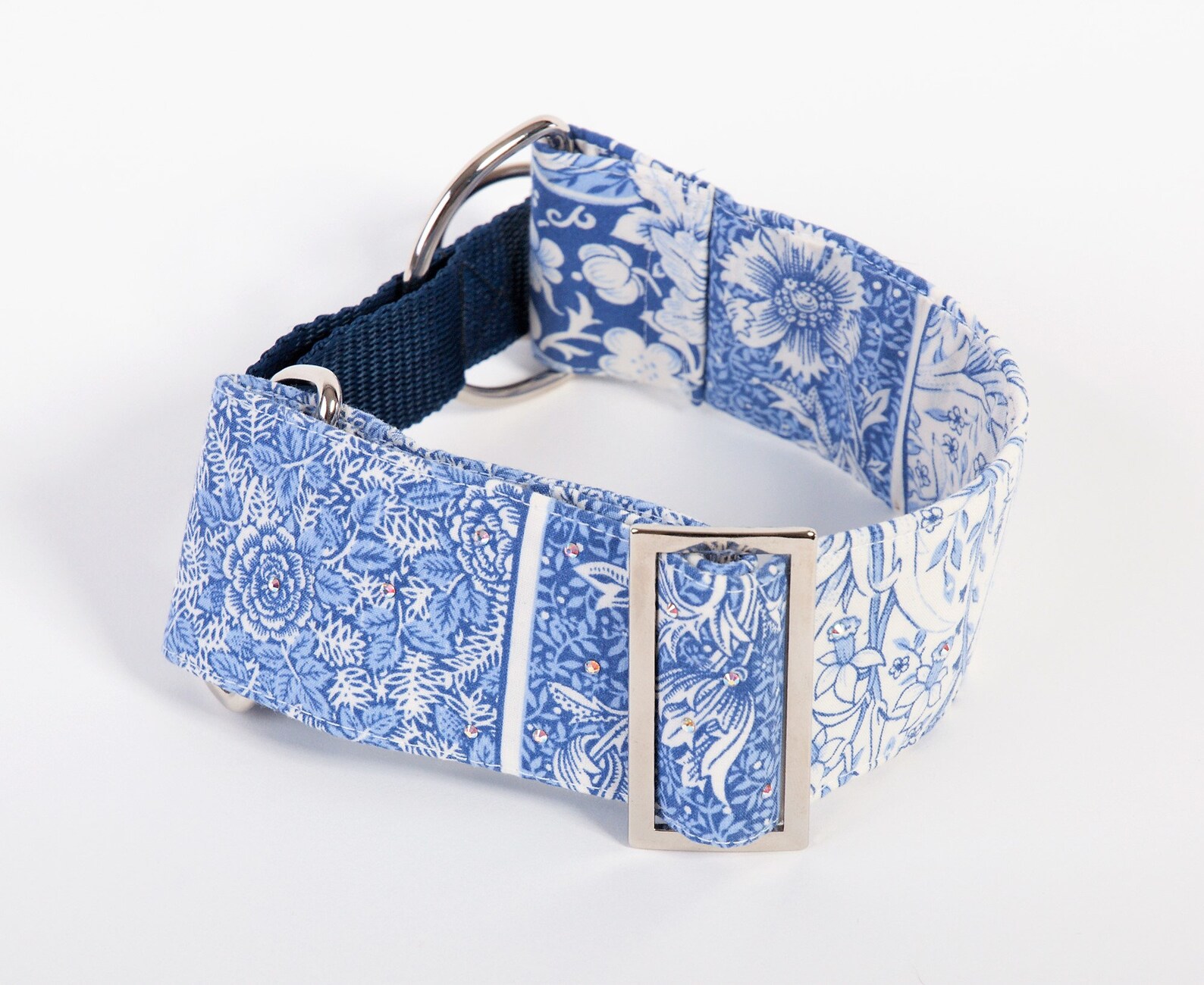 Wide Dog Collar, Whippet Collar, Greyhound Collar, Dog Collar Floral ...