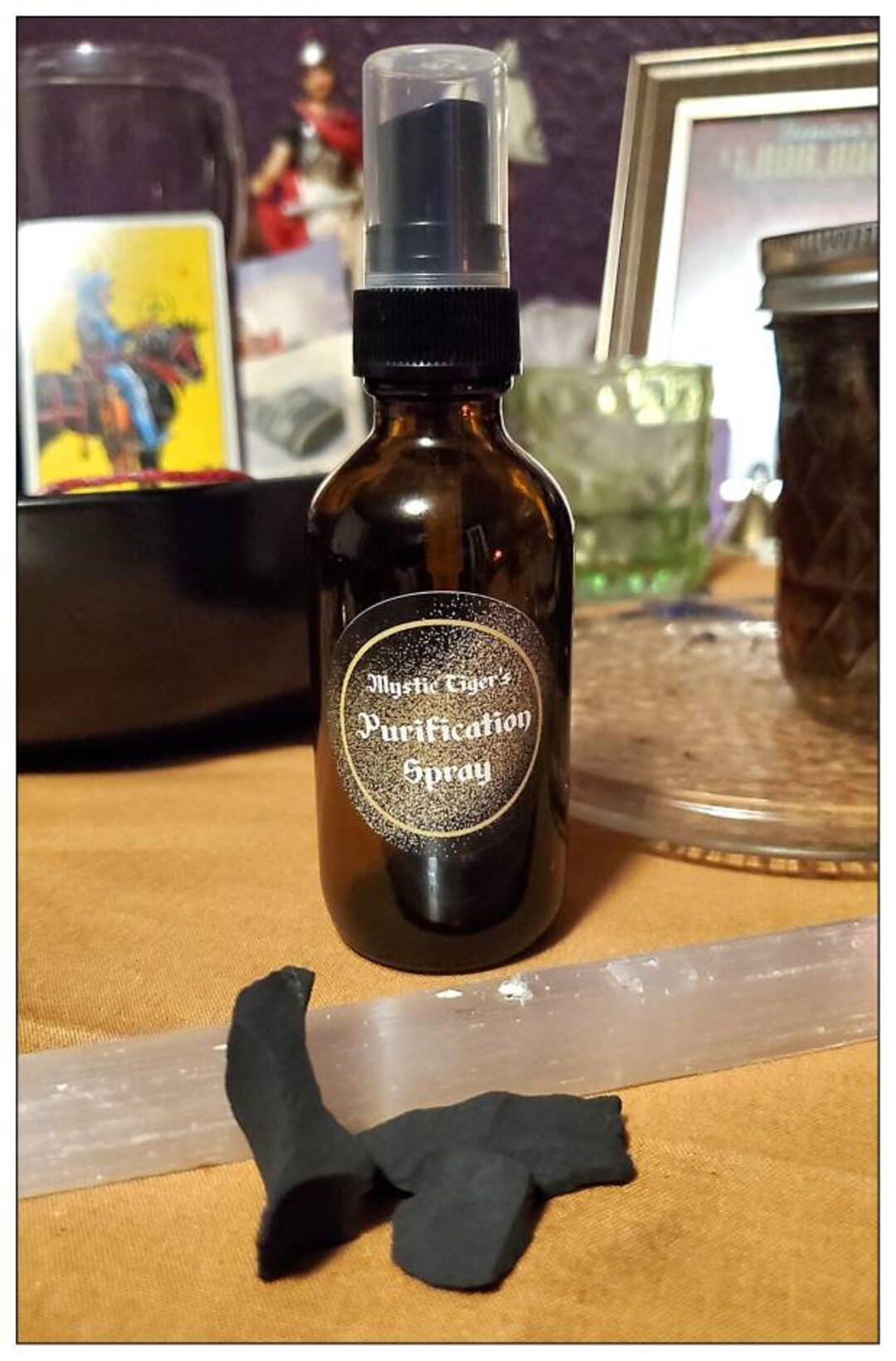 Sage Hyssop Smudge Spray: Protection, Purification, Shungite & Quartz ...