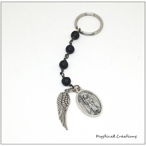 St Michael the Archangel Keychain - Etsy