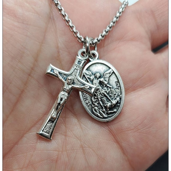 Saint Charm Necklace - Etsy