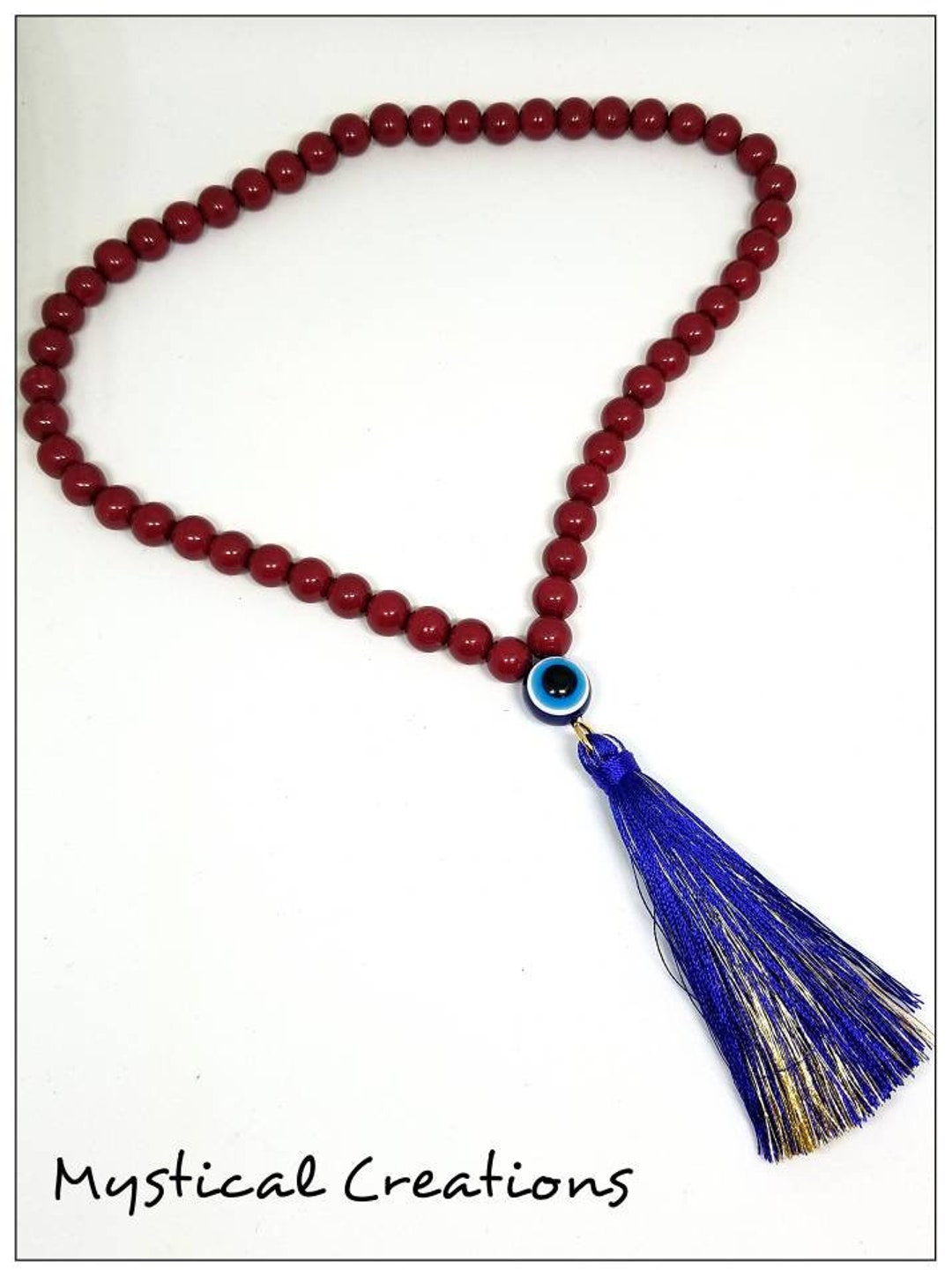 Blue Evil Eye Protection Decor for Home or Car, Evil Eye Wall Hanging ...