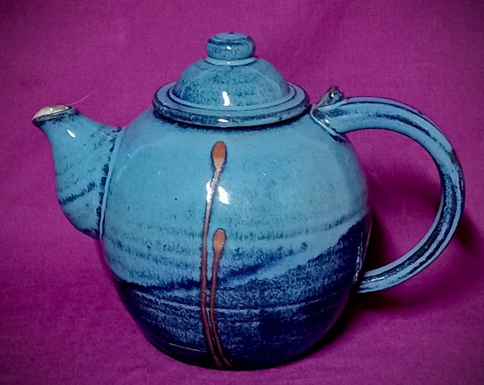 Very Rustic Minimalist Hand Made Ceramic Tea Pot Signed JH 8 Inches ...