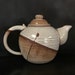 Handmade Stoneware Two Tone Teapot 8 Cup Capacity 8 Inches Tall by 8 ...