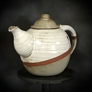 Handmade Stoneware Two Tone Teapot 8 Cup Capacity 8 Inches Tall by 8 ...