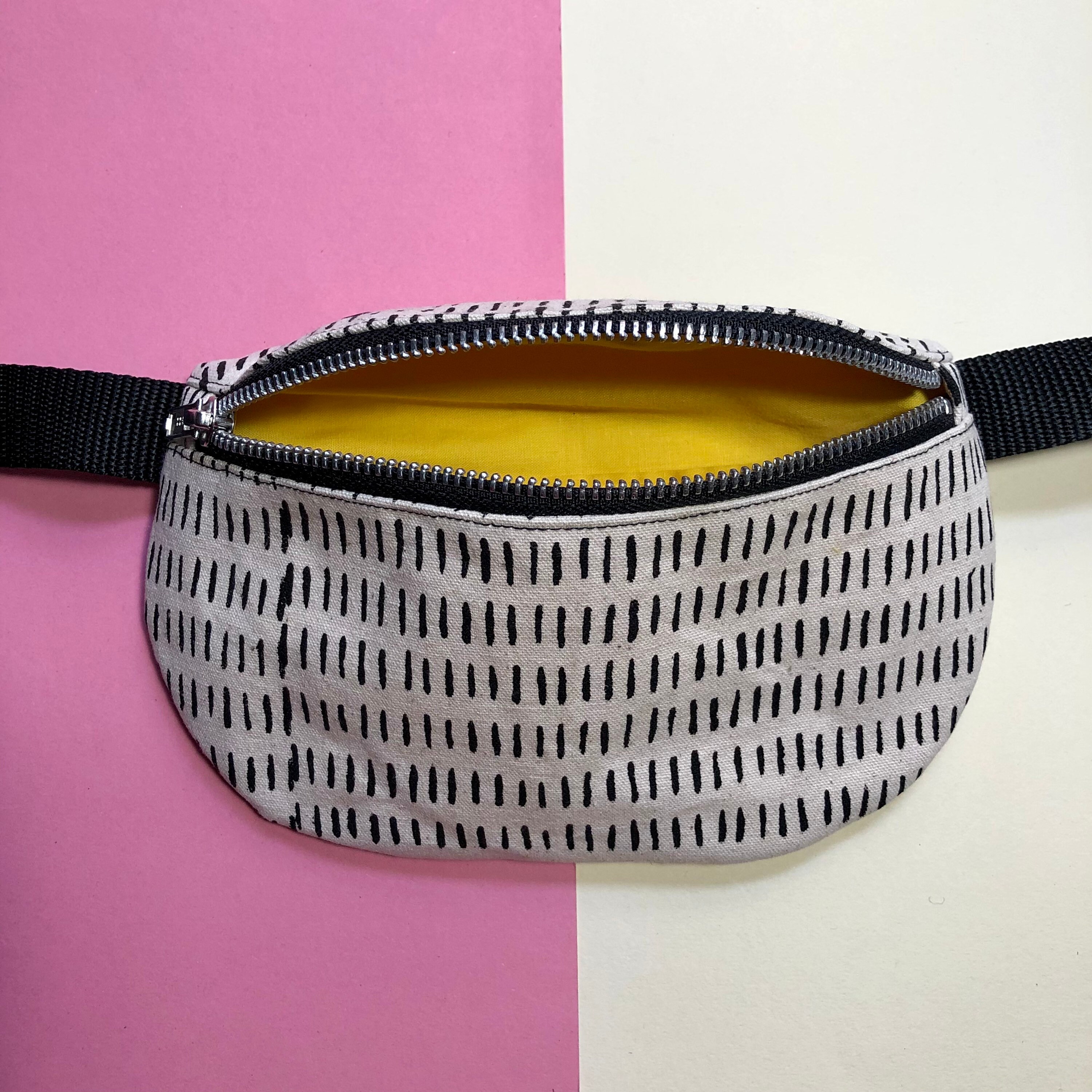 Screen Printed Canvas Bum Bag - Etsy