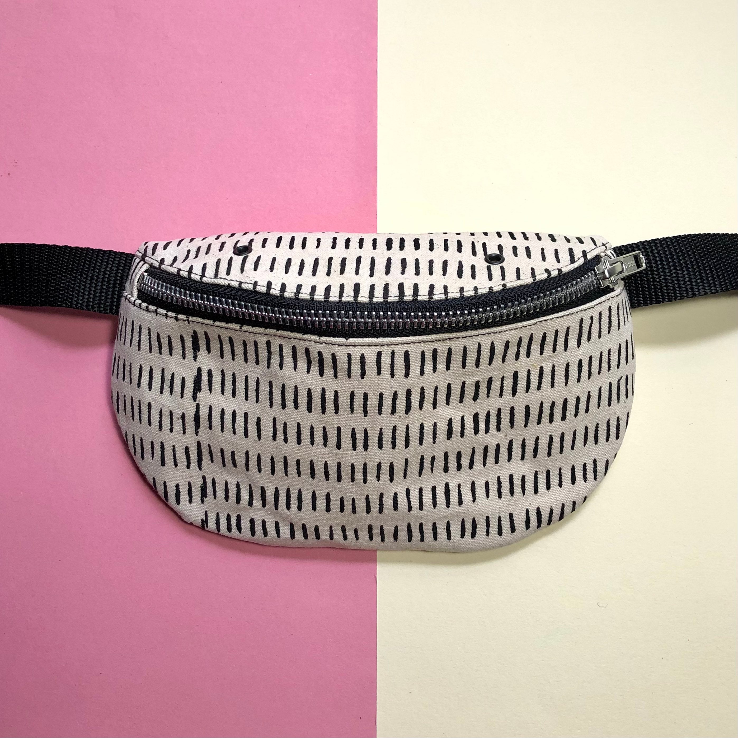 Screen Printed Canvas Bum Bag - Etsy