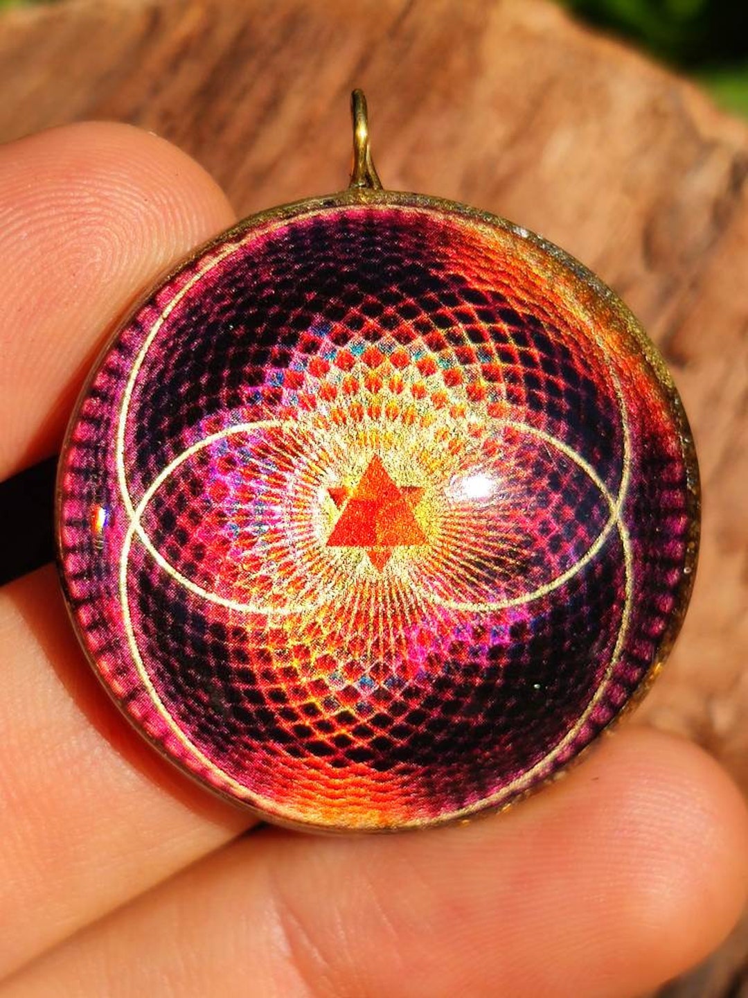 Merkaba Orgonite - Torus Fractal - Tesla Coil - Holographic Effect ...