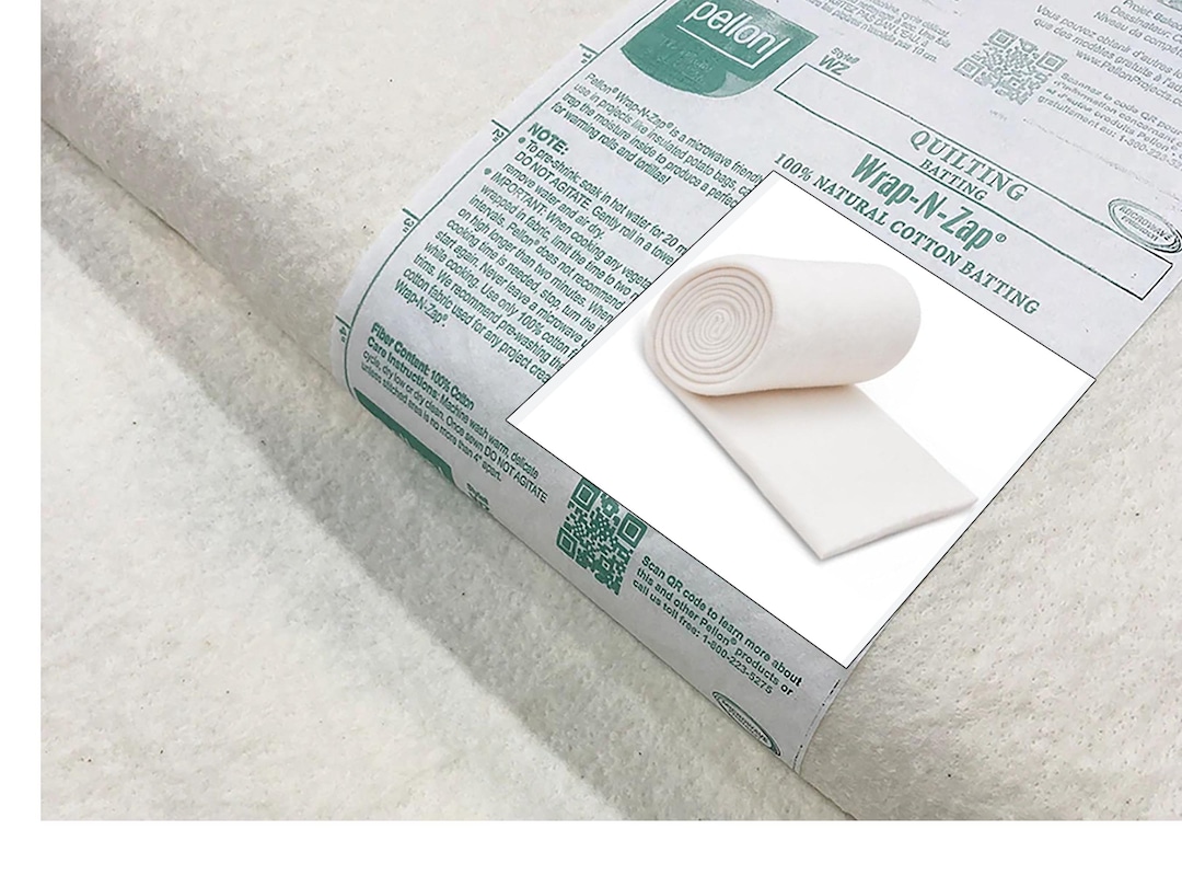 Yd_wrap_n_zap Microwave Safe Cotton Batting – 100% Cotton Insulated ...