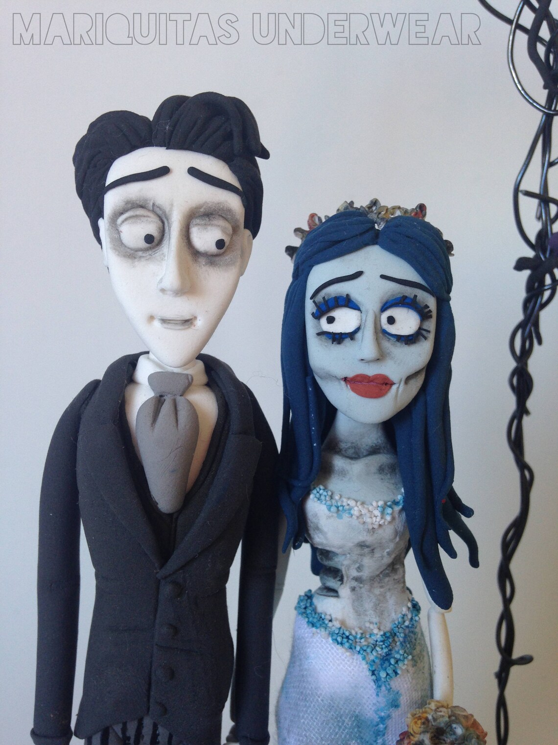 Corpse Bride Novia Cadaver Emily Victor Tim Burton Wedding | Etsy