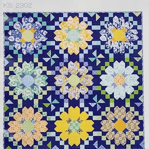 Kismet Throw Quilt Kit by Kate Spain, 61" Square, Moda Fabrics Included ...