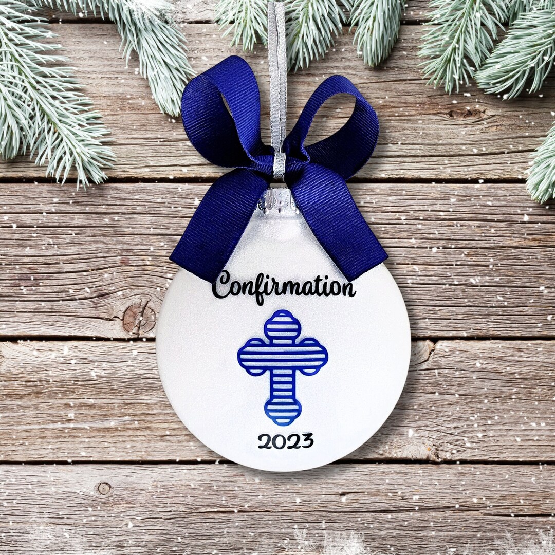 Confirmation Gift Boy, Confirmation Ornament, Catholic Confirmation ...