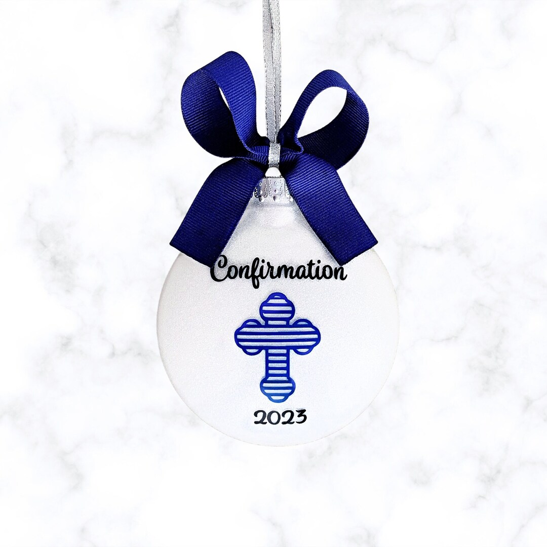 Confirmation Gift Boy Confirmation Ornament Catholic - Etsy