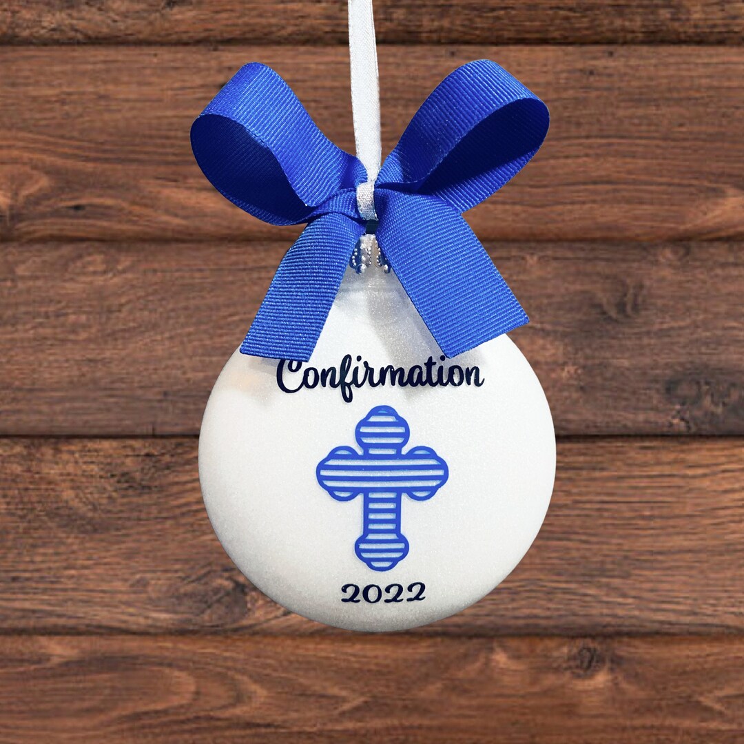 Confirmation Gift Boy Confirmation Ornament Catholic - Etsy