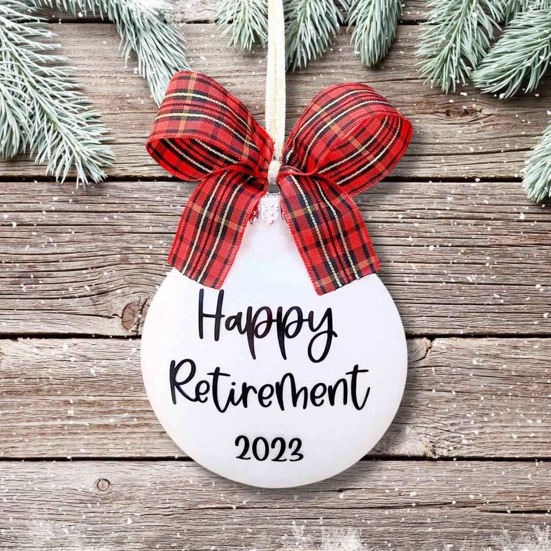 Retirement Ornament 2023, Retirement Christmas Ornament, Retirement ...