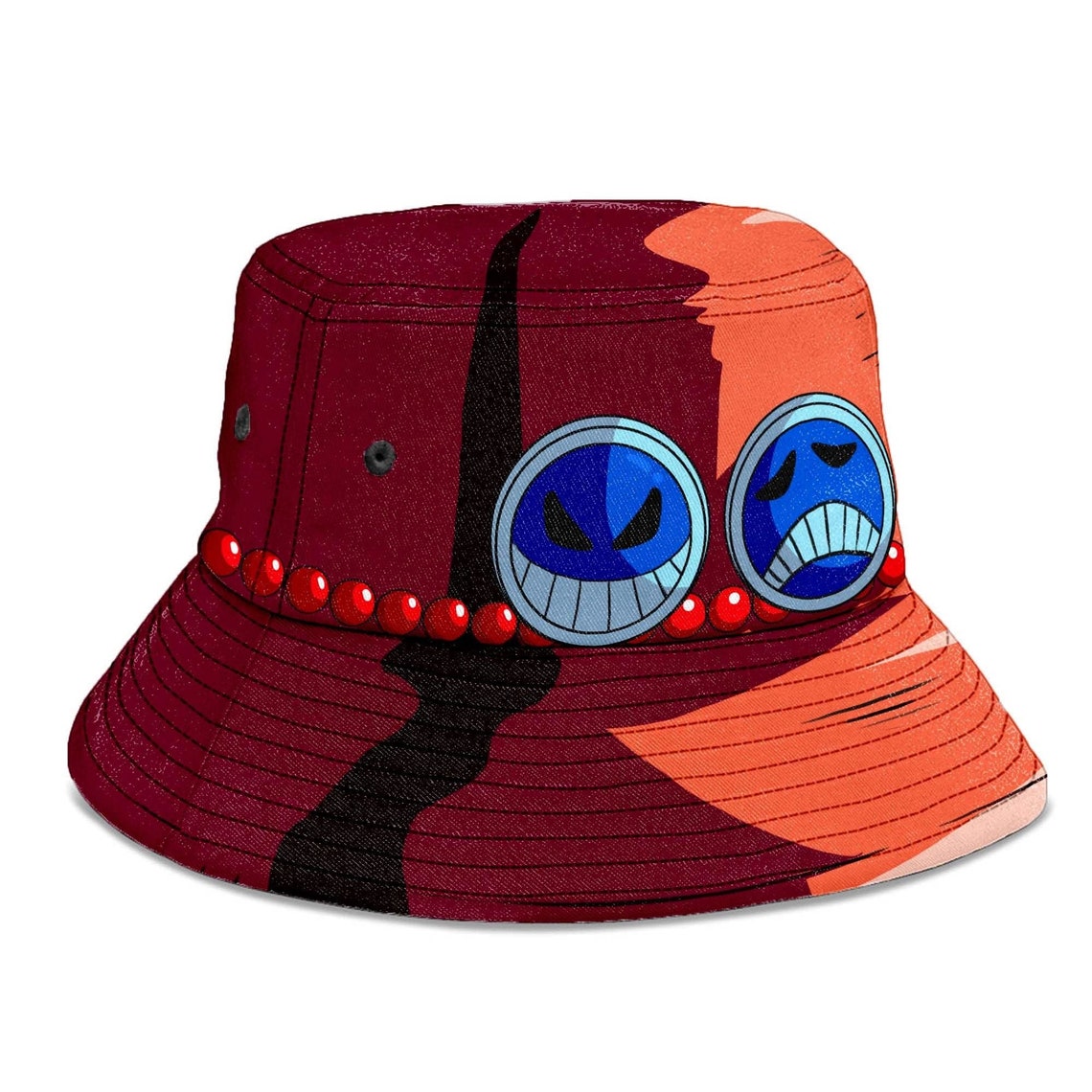 Portgas D. Ace Anime Bucket Hat - Etsy