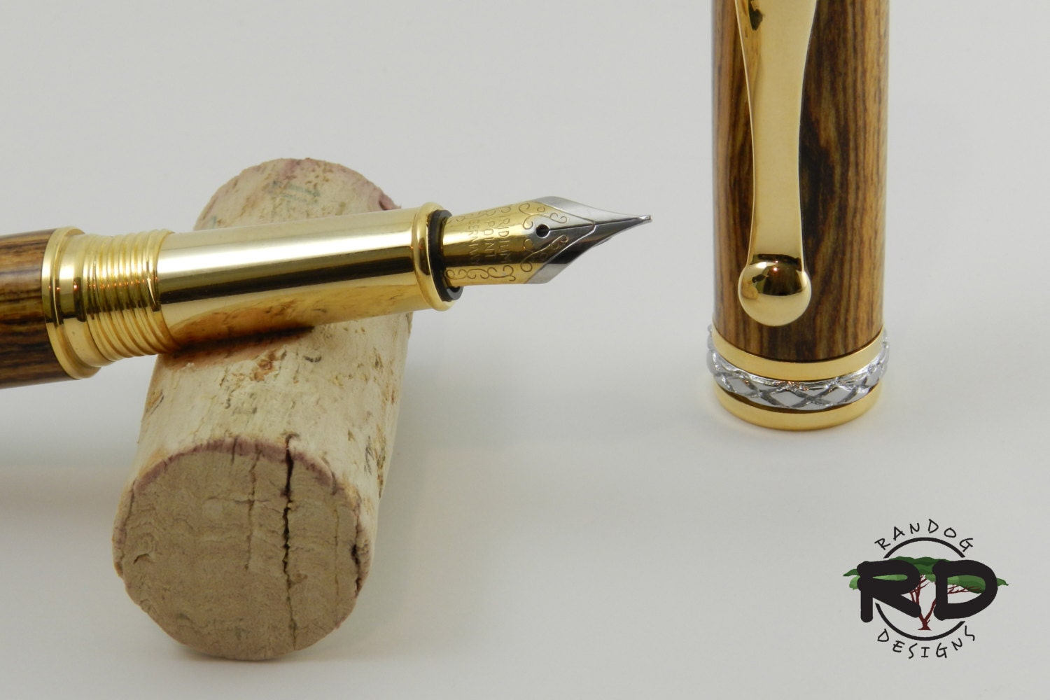Bocote Fountain Pen, Wood Pen, Gold Pen, Fountain Pen - Etsy
