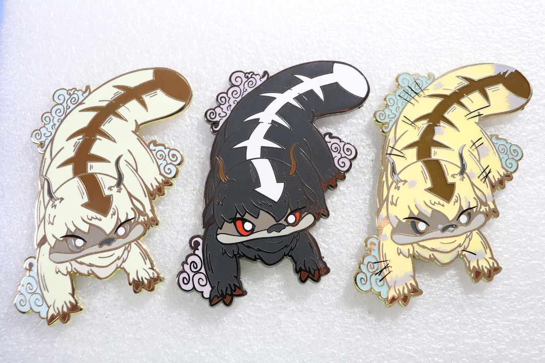 ATLA Appa Flying Bison Enamel Pin - Etsy