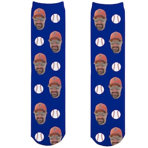 Custom Socks, Knee High Socks, Personalized Face Socks, Photo, Athletic ...