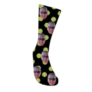 Custom Socks, Knee High Socks, Personalized Face Socks, Photo, Athletic ...