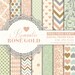 Rose Gold Digital Paper Pack Instant Download Romantic Hearts | Etsy