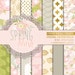 Blush Pink Flowers Digital Paper Pack Instant Download Spring | Etsy